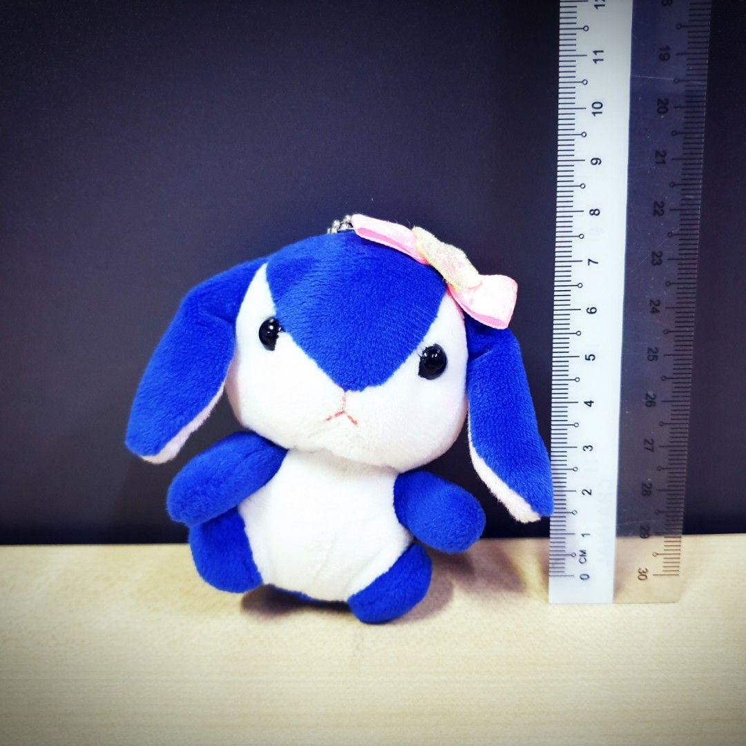 Pote USA Loppy Amuse Blue Loppy Plush Keychain (Original), Hobbies ...