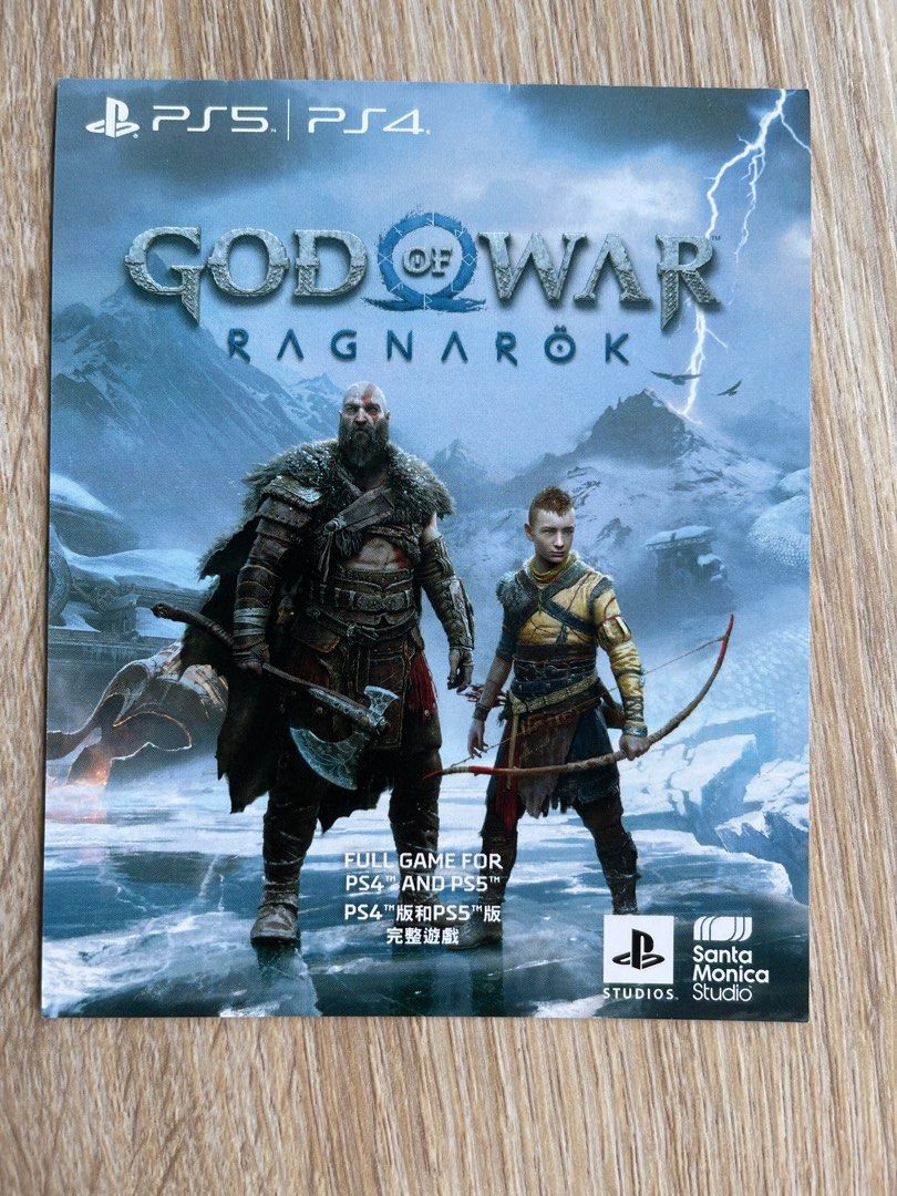 PS5 God Of War Ragnarok (Digital), Video Gaming, Video Games ...