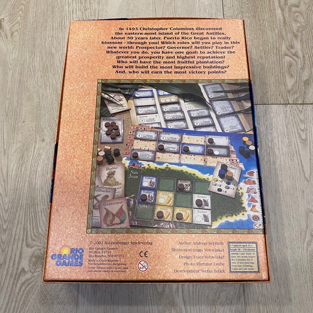 Puerto Rico Board Game, Hobbies & Toys, Toys & Games on Carousell