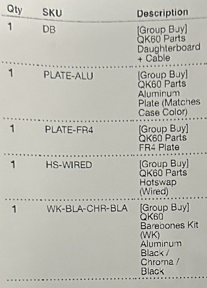 QK60 Barebones Kit (WK), Computers & Tech, Parts & Accessories ...