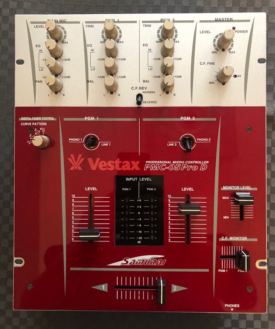 RARE LEGENDARY vestax PMC 05 pro SAMURAI DJ PRO technics, 音響器材, 其他音響配件及 ...
