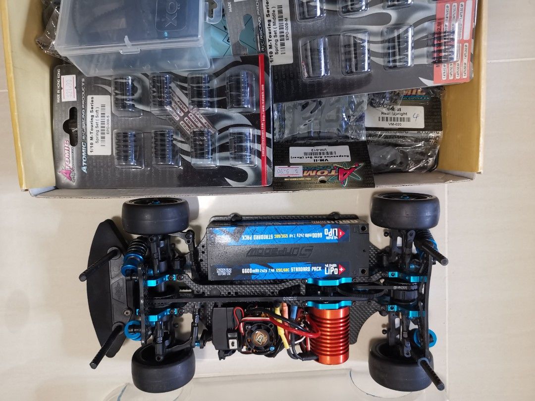 Rc car VM II Atomic mini car, Hobbies & Toys, Toys & Games on Carousell
