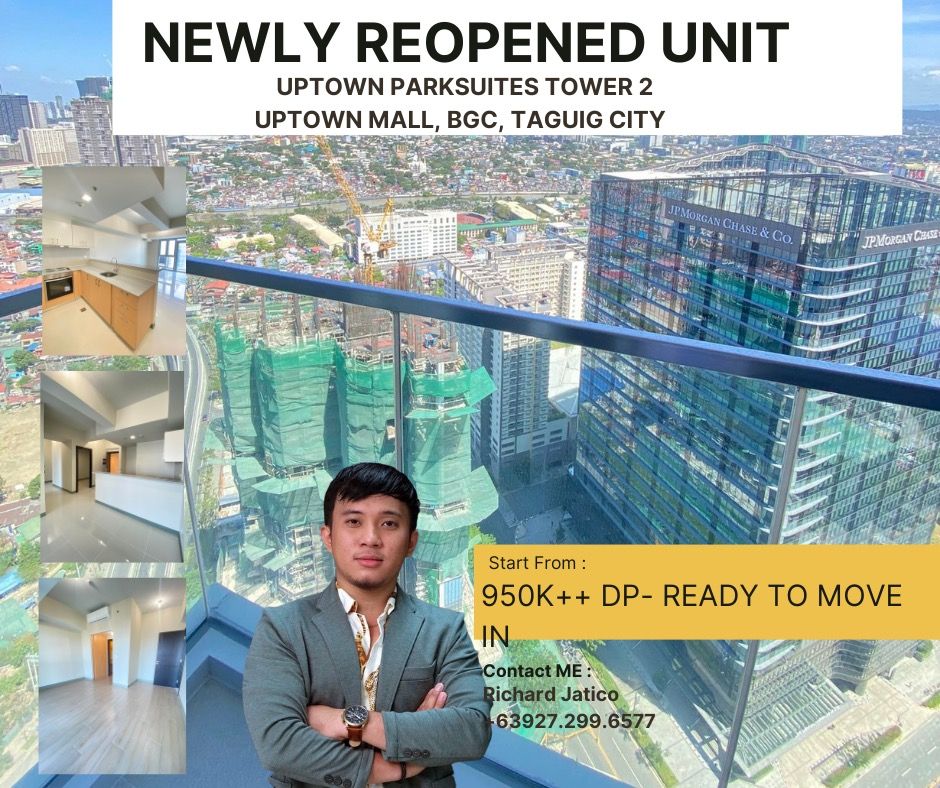 READY TO MOVE IN CONDO - UPTOWN PARKSUITES BGC (NEWLY REOPENED UNIT ...