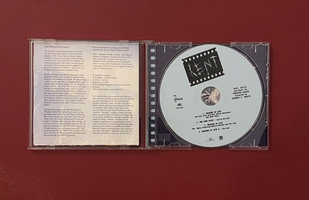 Rent the Musical : Philippines Atlantis' Production Special CD, Hobbies ...