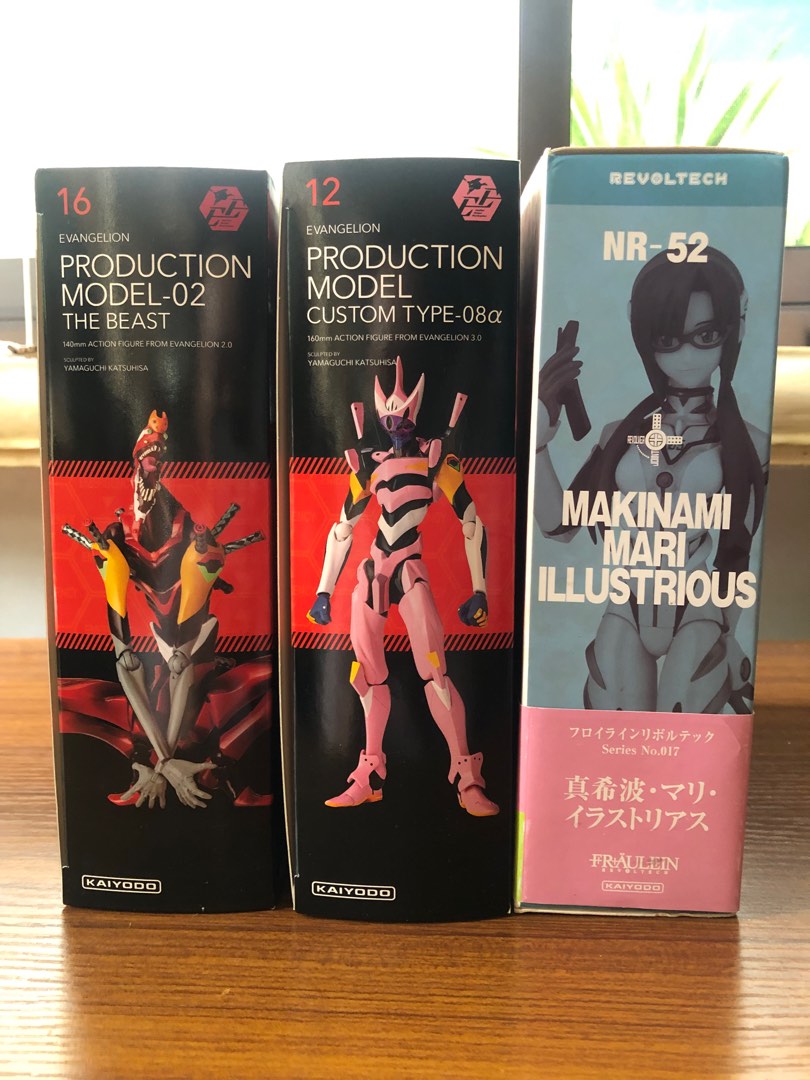 Revoltech Evangelion Makinami Mari - Kaiyodo Evangelion Evolution ...