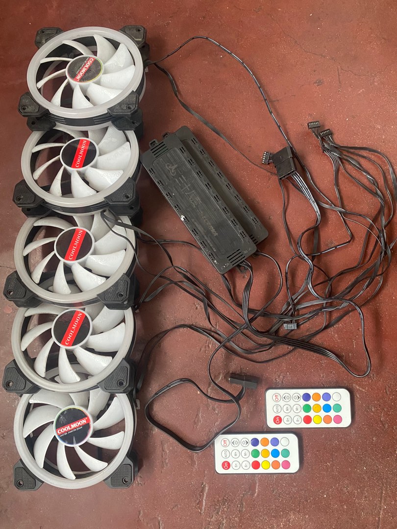 RGB LIGHT FAN, Computers & Tech, Parts & Accessories, Computer Parts on ...