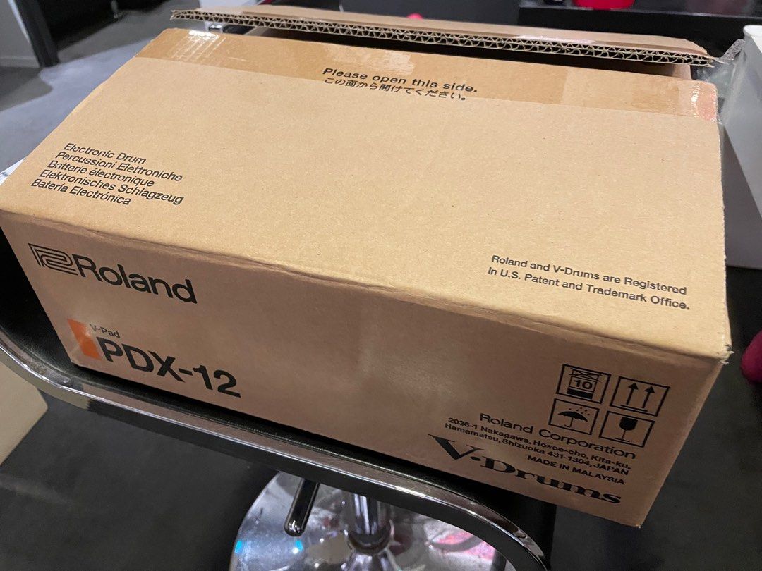 Roland PDX-12 Dual Trigger Mesh Snare/Tom Pad, Hobbies & Toys, Music ...