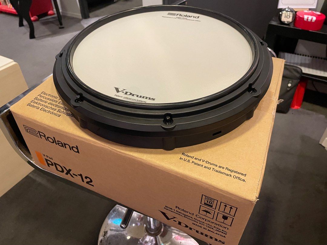 Roland PDX-12 Dual Trigger Mesh Snare/Tom Pad, Hobbies & Toys, Music ...