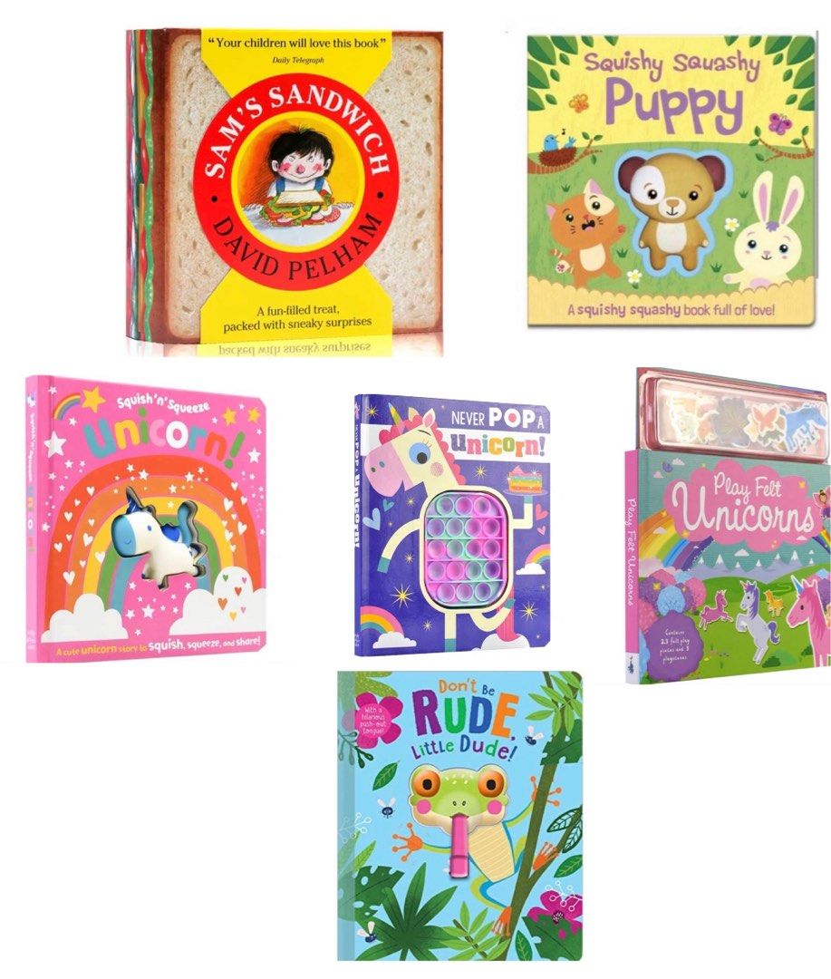 Sam's Sandwich/Play Felt Magical Unicorns /Don’t Be Rude, Little Dude ...