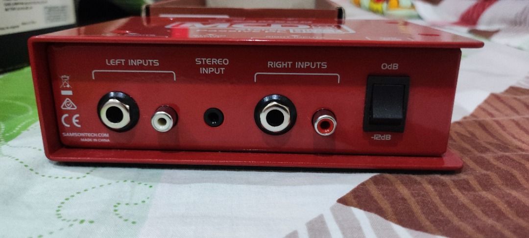 SAMSON MCD2PRO Stereo Passive Direct Box, Audio, Portable Audio ...