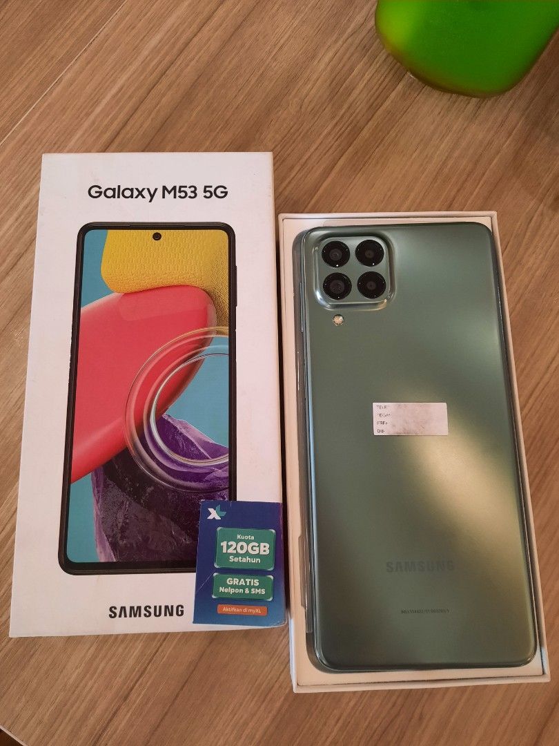 Samsung M53 5G SEIN Ram 8gb internal 256gb, Telepon Seluler & Tablet ...