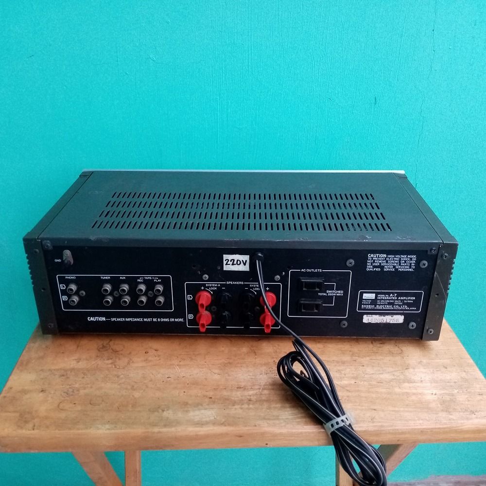 Sansui A-7 Amplifier || Serial No. 442051758 || Modified VU Meter ...