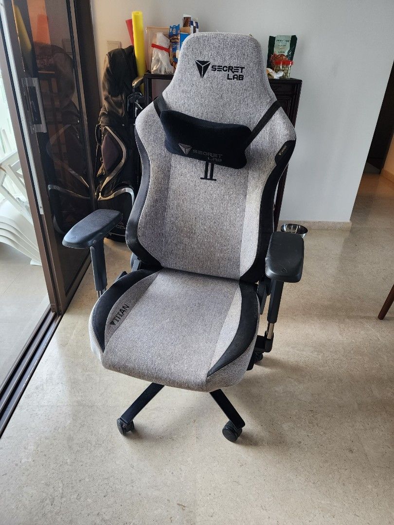 Secretlab Titan EVO 2020 (Cookies & Cream), Furniture & Home Living ...