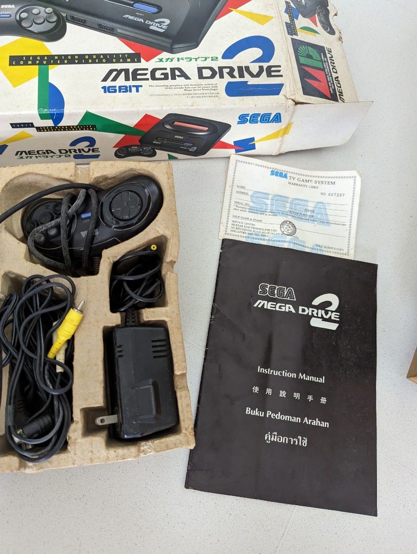 Sega mega drive 2 console boxed complete, Video Gaming, Video Game ...