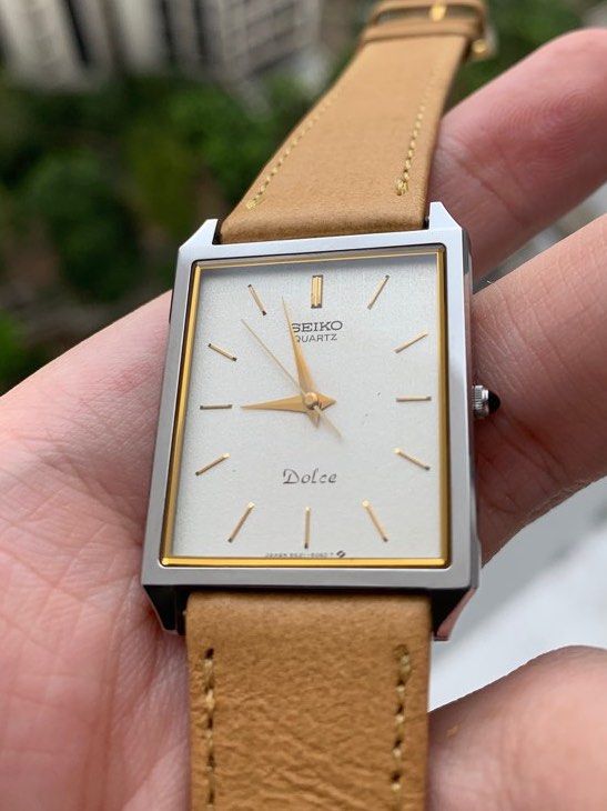 Seiko Dolce faded checkers dial, Luxury, Watches on Carousell