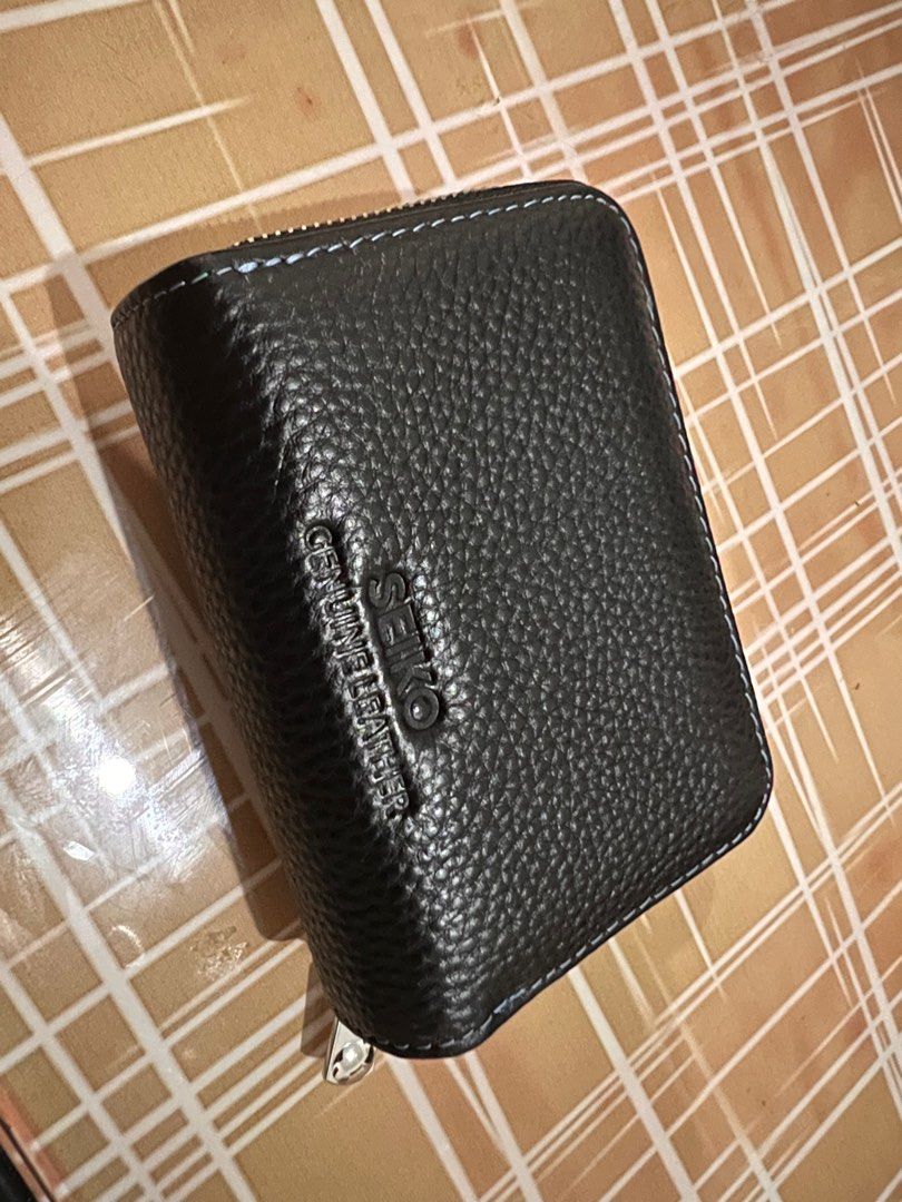 Seiko Wallet Genuine Leather Coin Purse Original Authentic for Men ...