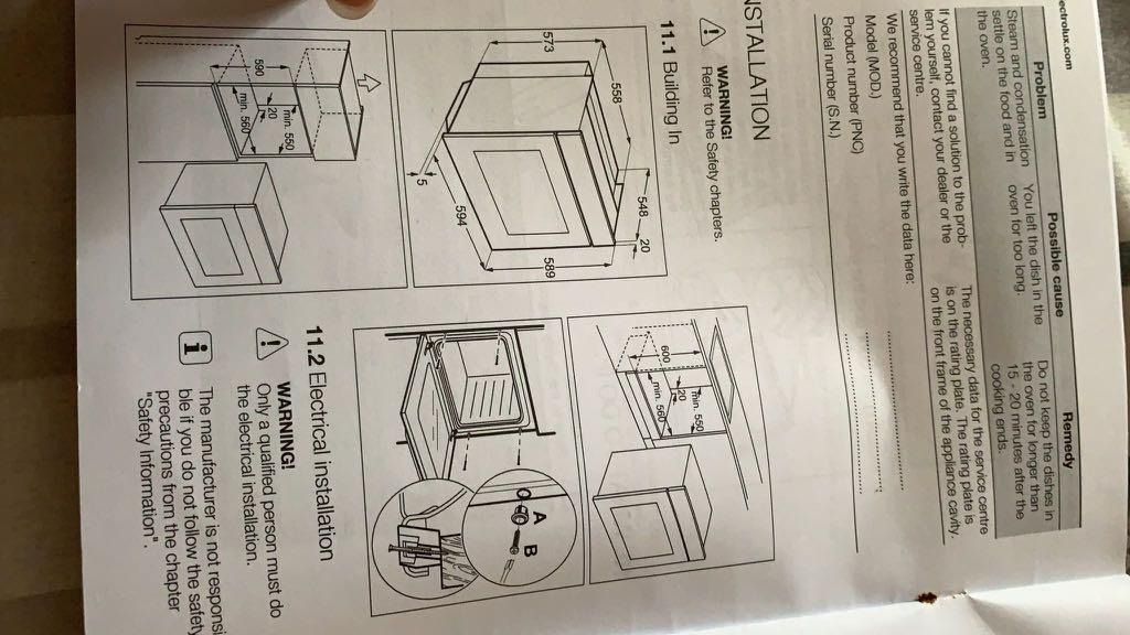 Selling Electrolux EOB2400 Oven (Built In), TV & Home Appliances, Kitchen Appliances, Ovens ...