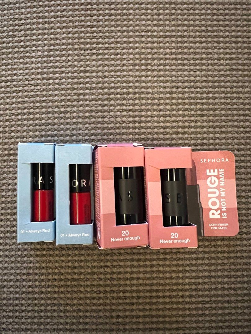 Sephora lipstick and lipstain set, Beauty & Personal Care, Face, Makeup ...