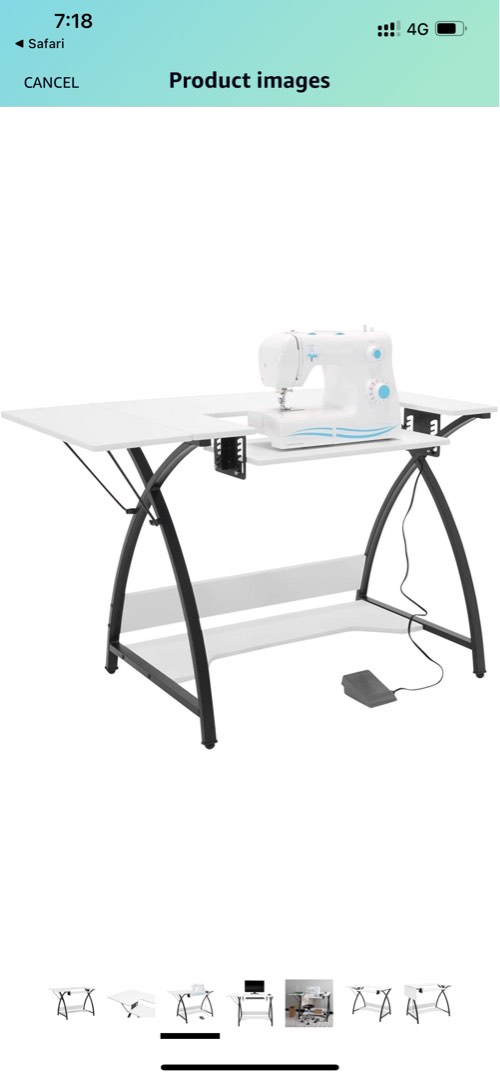 Sew Ready Comet Sewing Table Multipurpose/Sewing Desk Craft Table ...