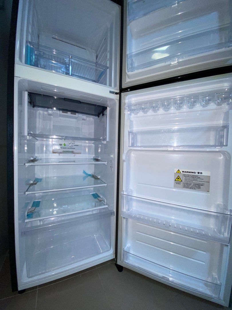Sharp 2-Door Fridge (As good as new), TV & Home Appliances, Kitchen ...