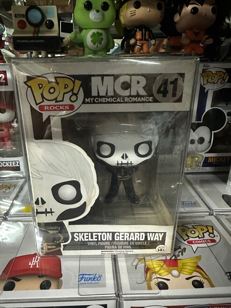 SKELETON GERARD WAY FUNKO POP, Hobbies & Toys, Toys & Games on Carousell