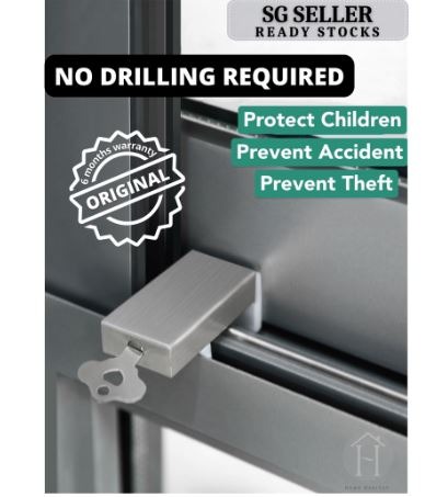 Sliding Window Lock Stopper Restrictor No Drilling on Carousell