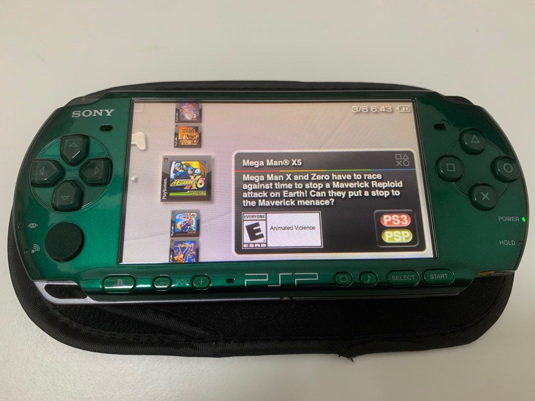 Sony PSP-3000 Green, Video Gaming, Video Game Consoles, PlayStation on ...
