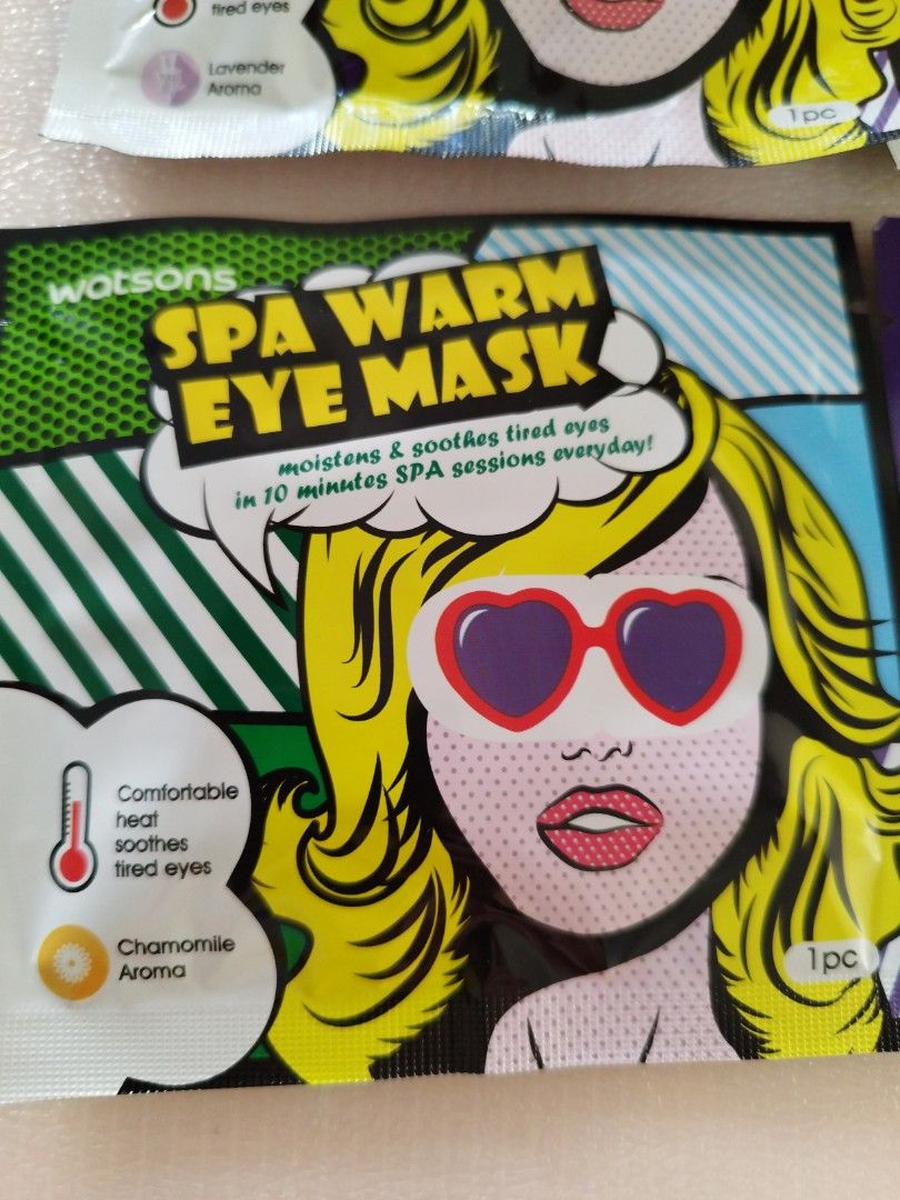 Spa eye mask, Beauty & Personal Care, Vision Care on Carousell