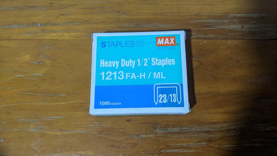 Staple bullet heavy duty 23/13 and 23/24, Hobbies & Toys, Stationery ...