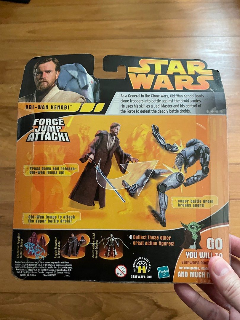 Star Wars Obi-Wan Kenobi with super battle droid Revenge of the Sith ...