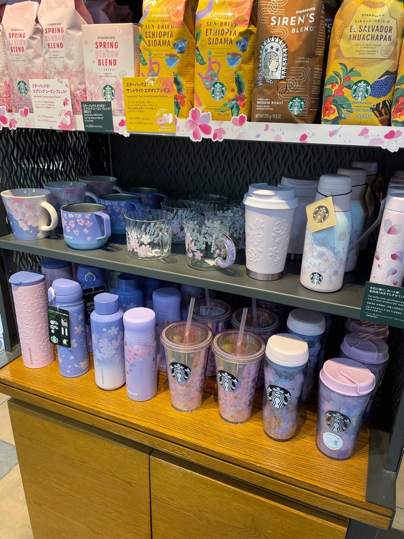 Starbucks Japan Sakura collection 2023, Furniture & Home Living ...