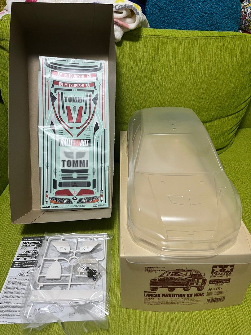 Stocks Arrived - Tamiya Mitsubishi Lancer Evo VII Tommi Rally Body Shell Set - READY STOCK ...