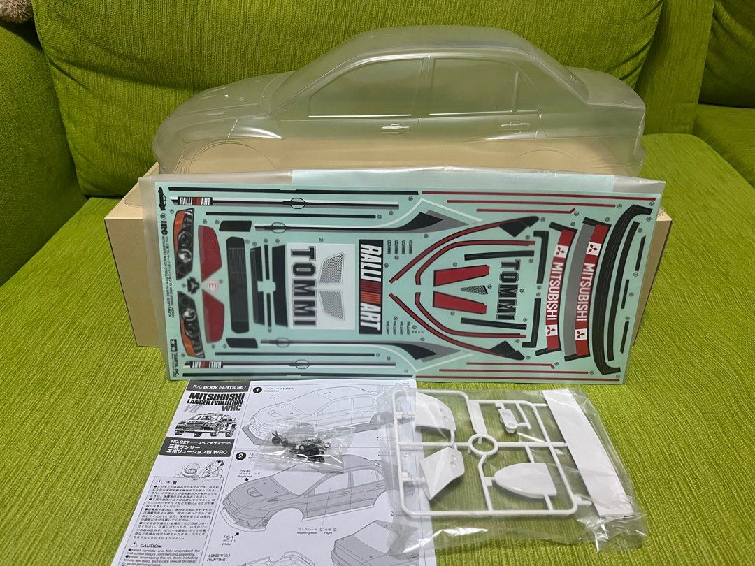 Stocks Arrived - Tamiya Mitsubishi Lancer Evo VII Tommi Rally Body ...
