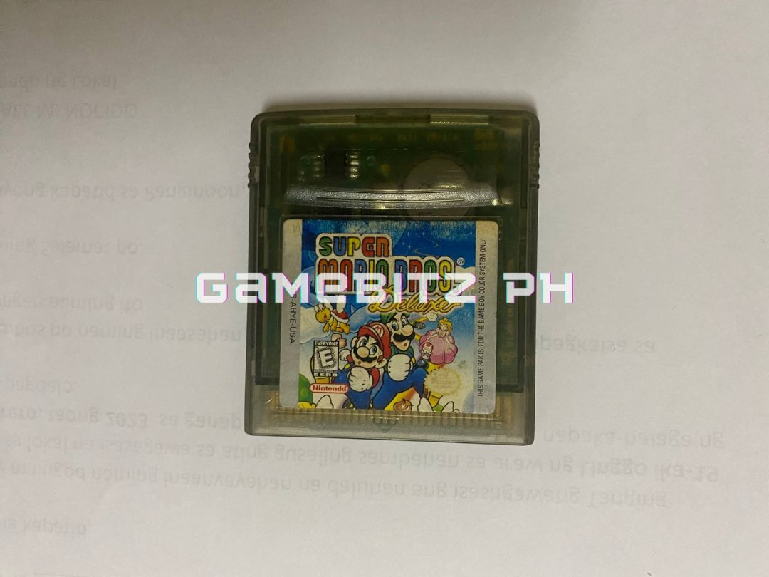 Super Mario Bros. Deluxe Gameboy Color Game, Video Gaming, Video Games ...