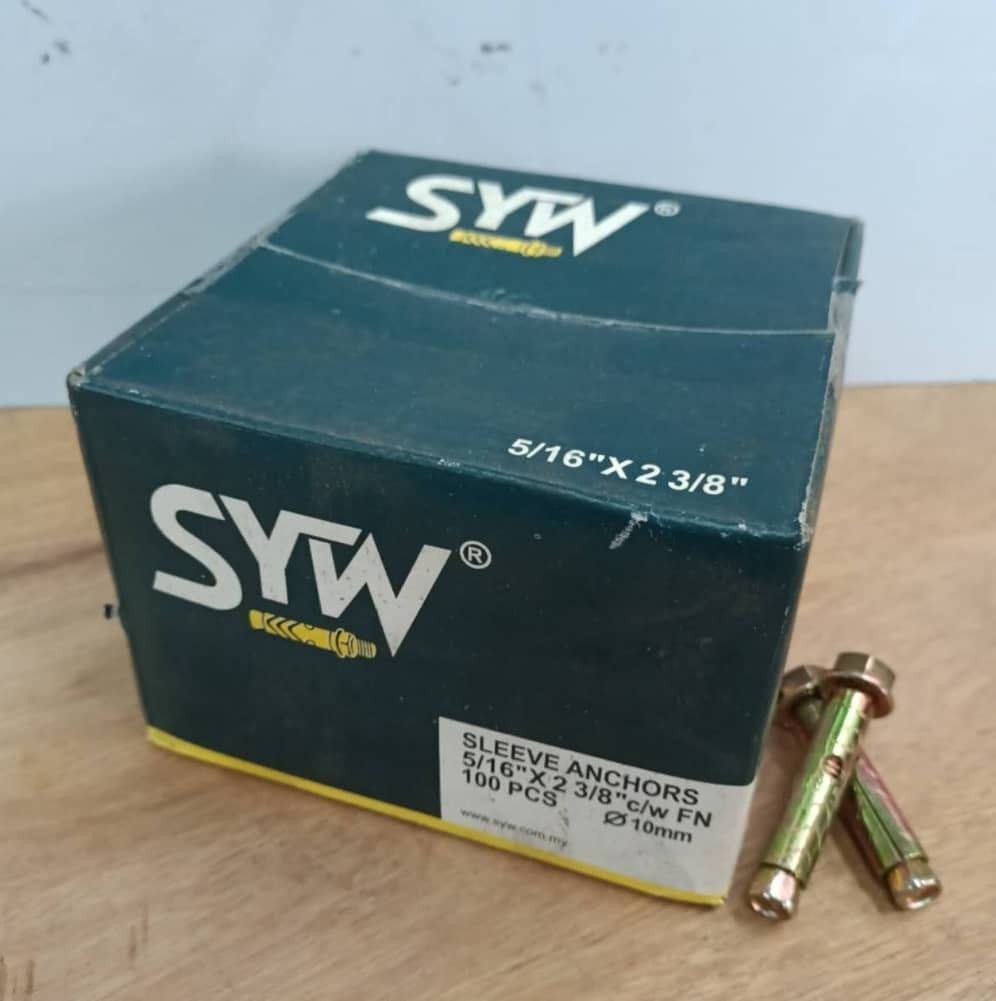 SYW WALL PLUG (10mm) 5/16 x 2-3/8", Furniture & Home Living, Home ...