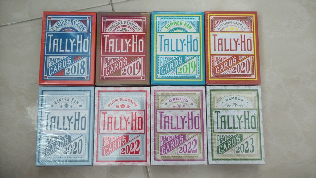 (complete set)Tally-ho cardistry series limited edition collection ...