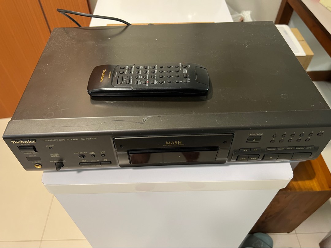 Technics SL-PS770A CD Player, Audio, Portable Music Players on Carousell