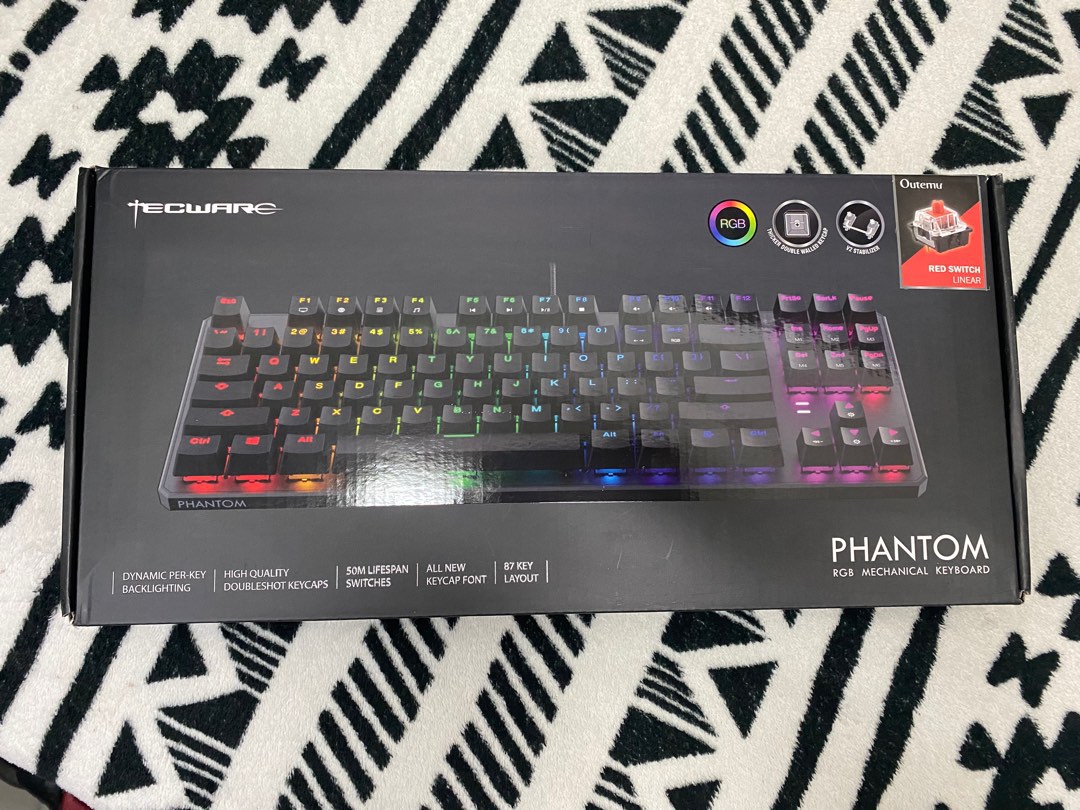 Tecware Phantom Tkl RGB Mechanical Keyboard ( Outemu Red Switch ...