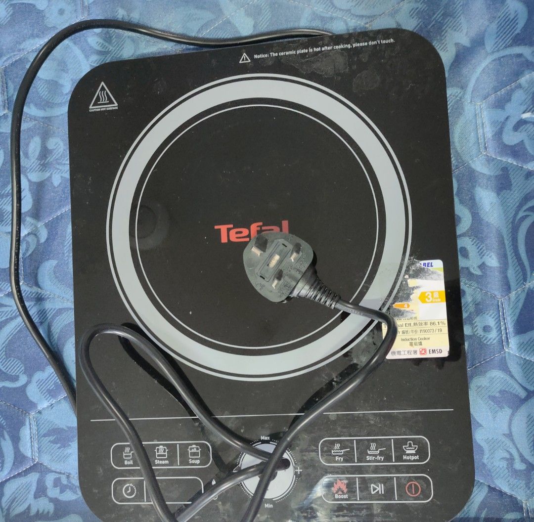 Tefal induction cooker, Furniture & Home Living, Kitchenware ...