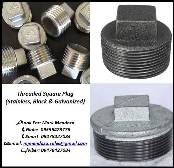 Threaded Square Plug, Commercial & Industrial, Industrial Equipment on ...