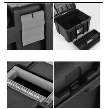 Toolbox Heavyduty Multi purpose toolboxes - Var sizes S, M, L, XL ...