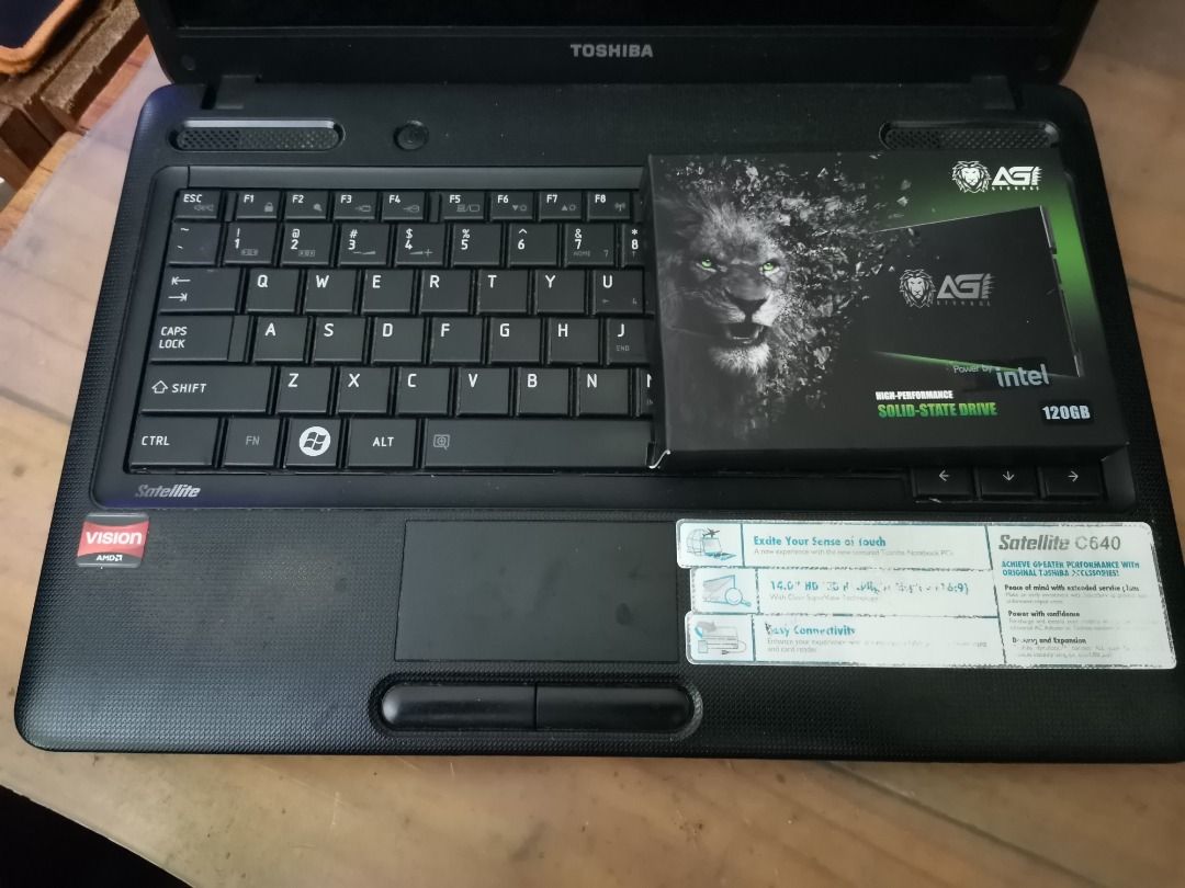 TOSHIBA C640 120GB SSD UPGRADE UEFI WIN 11 ORI | Repair Baiki Upgrade ...
