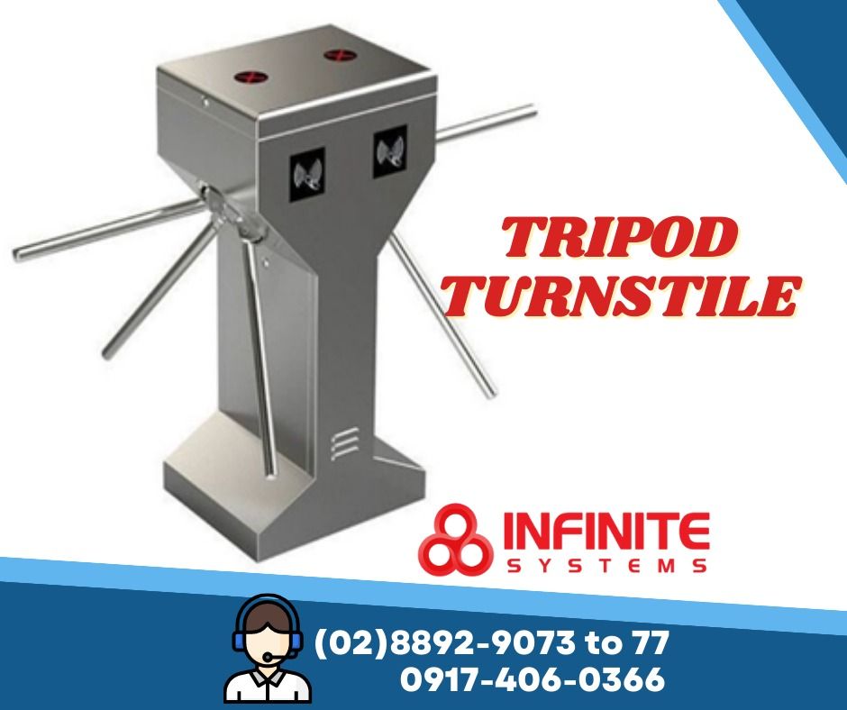 Tripod Turnstile Dual Lane Vertical HZ-1201, Commercial & Industrial ...