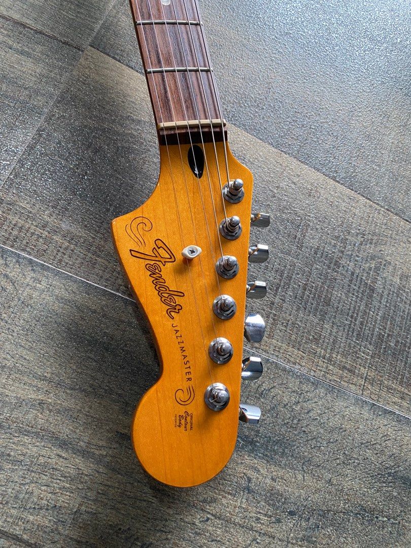 Upgraded/Modded Squier Adffinity Jazzmaster, Hobbies & Toys, Music ...