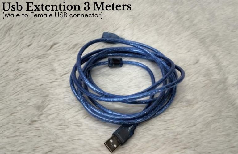 Usb Extention 3 Meters (Male USB connector to Female USB connector ...