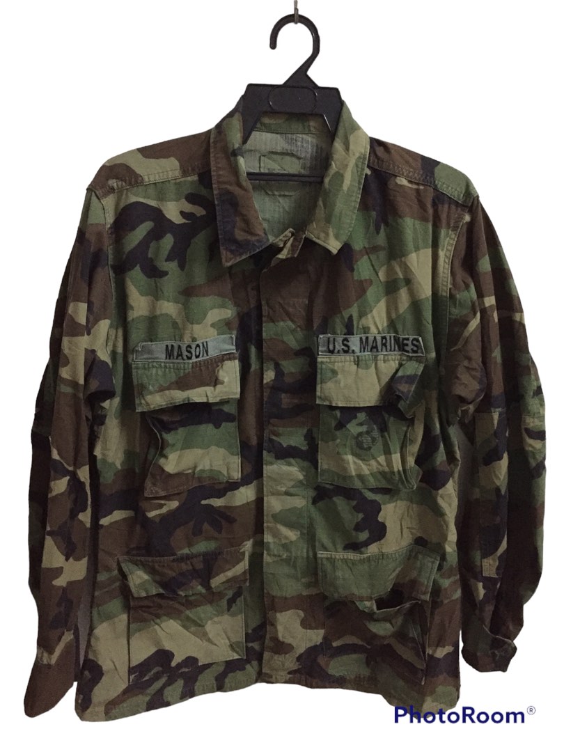 USMC Camo Jacket, Men's Fashion, Coats, Jackets and Outerwear on Carousell