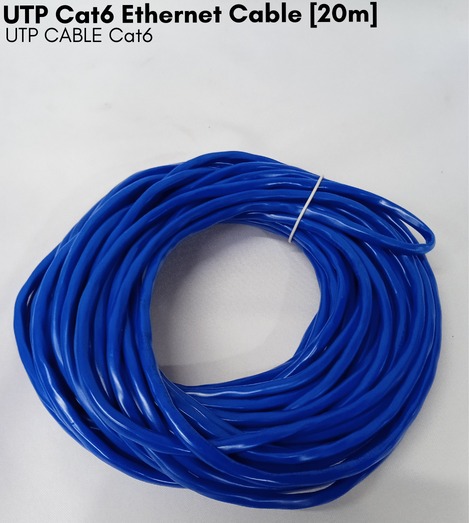 UTP CABLE Cat6 Ethernet Cable [20m], Computers & Tech, Parts ...