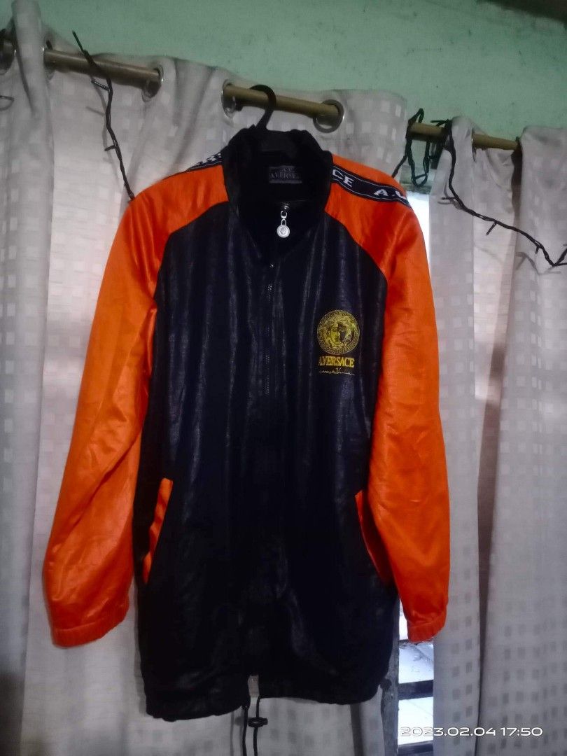 Versace Vintage Jacket, Men's Fashion, Tops & Sets, Hoodies on Carousell