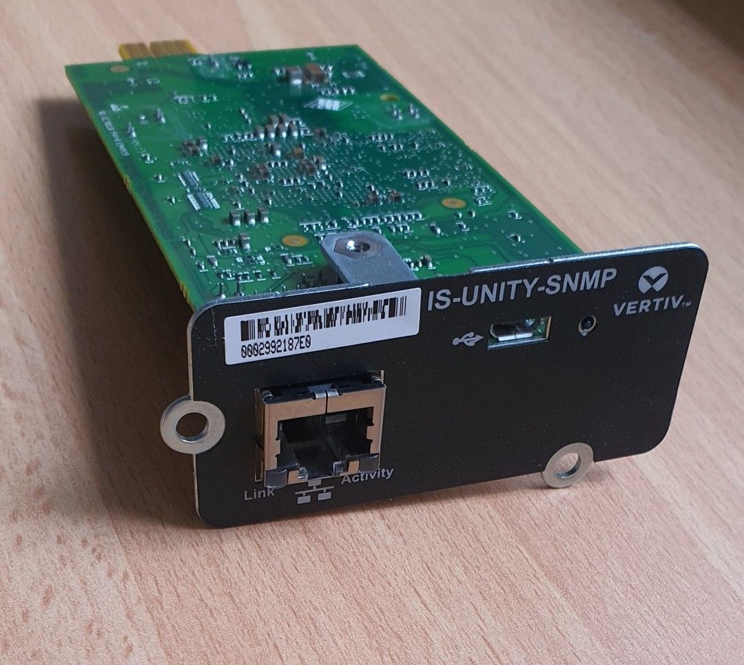 Vertiv IS-UNITY-SNMP, Computers & Tech, Parts & Accessories, Other Accessories on Carousell