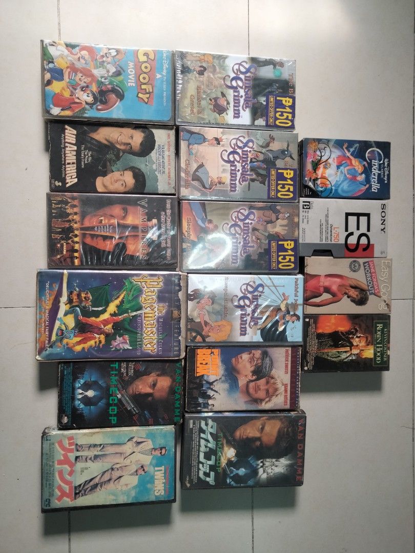 VHS and beta max tape, Hobbies & Toys, Music & Media, CDs & DVDs on Carousell
